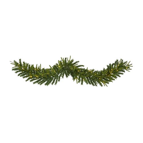 Click here for Nearly Natural Pre-Lit Indoor Garland  One Size  G... prices
