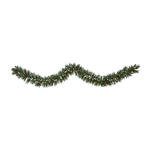 Click here for Nearly Natural Pre-Lit Indoor Garland  One Size  G... prices