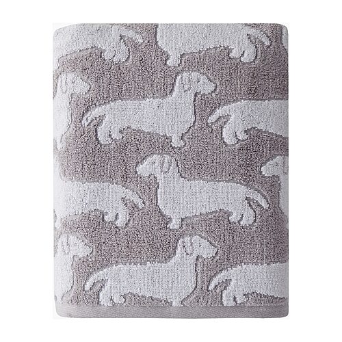 Click here for Saturday Knight Dog Bath Towel  One Size  Gray prices