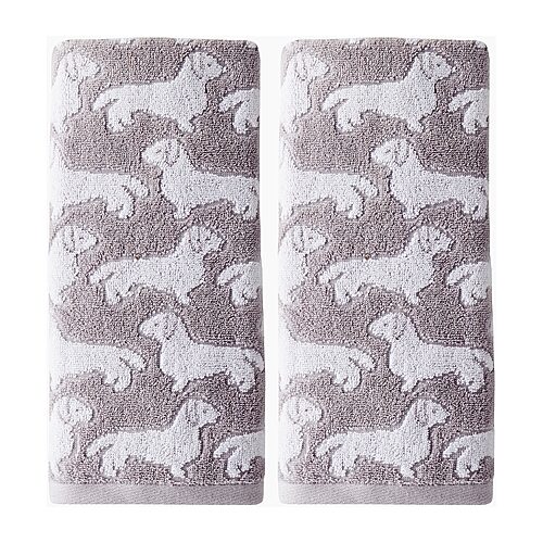 Click here for Saturday Knight Dog 2-pc. Hand Towel  One Size  Gr... prices