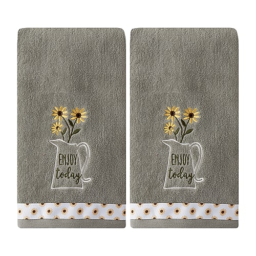Click here for Saturday Knight Enjoy Today 2-pc. Hand Towel  One... prices