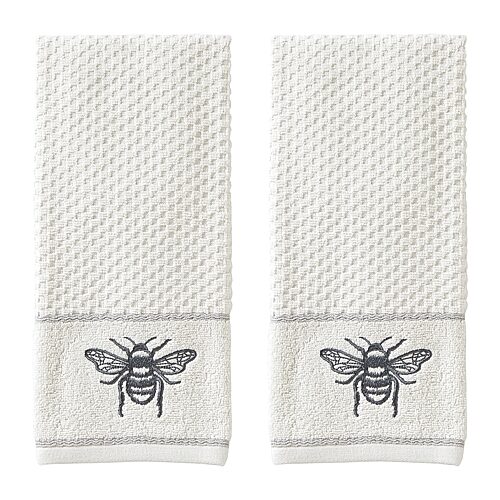 Click here for Saturday Knight Farmhouse Bee 2-pc. Hand Towel  On... prices
