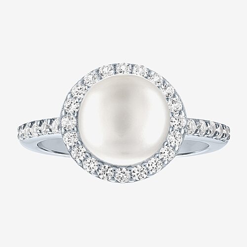 Click here for Womens 9MM White Cultured Freshwater Pearl Sterlin... prices