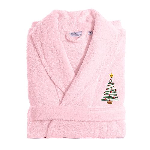 Click here for Linum Home Christmas Tree Design Embroidered Terry... prices
