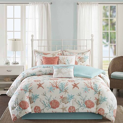 Click here for Madison Park Pacific Grove 7-pc. Cotton Comforter... prices