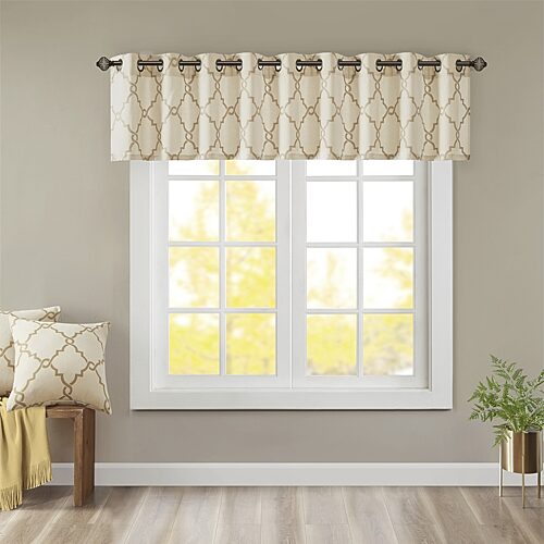 Click here for Madison Park Westmont Fretwork Print 50W X 18L Gro... prices