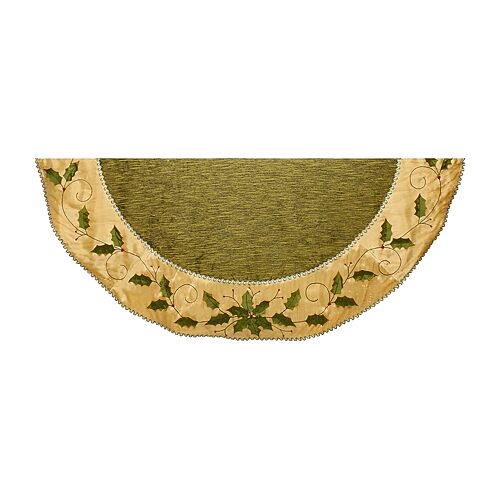 Click here for Kurt S. Adler 54in. Holly Leaves Embroidered Tree... prices