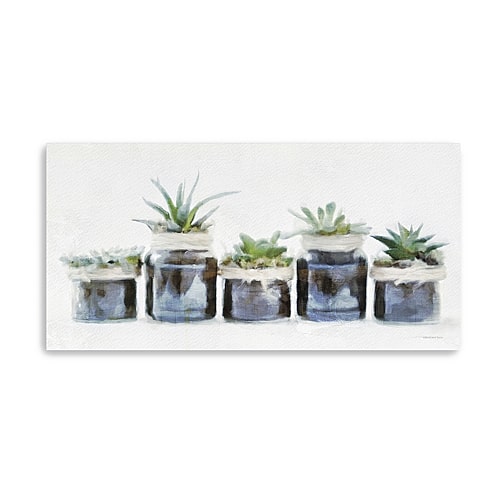 Click here for Lumaprints Rustic Plants In A Row Giclee Canvas Ar... prices