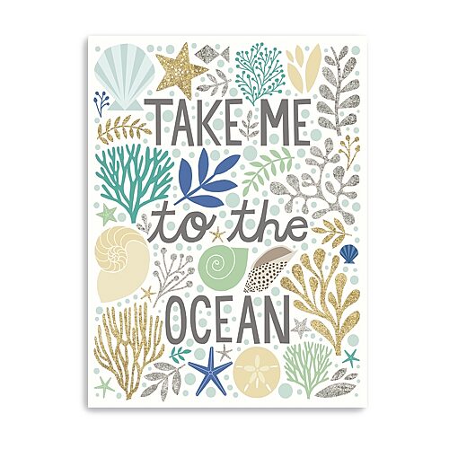 Click here for Lumaprints Under Seas Treasures Iv Gold Neutral Gi... prices