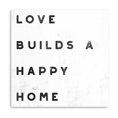 Click here for Lumaprints Lovely Home I White Giclee Canvas Art... prices