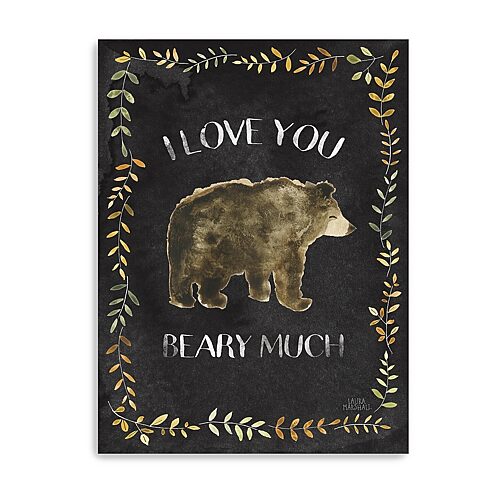 Click here for Lumaprints Woodland Whimsy Vii Black Giclee Canvas... prices