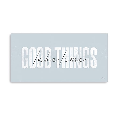 Lumaprints Morning Affirmations Iii Panel Giclee Canvas Art  One Size  Blue