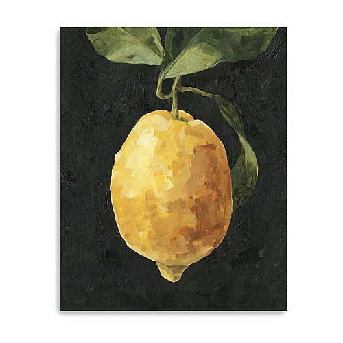 Click here for Lumaprints Dark Lemon I Giclee Canvas Art  One Siz... prices