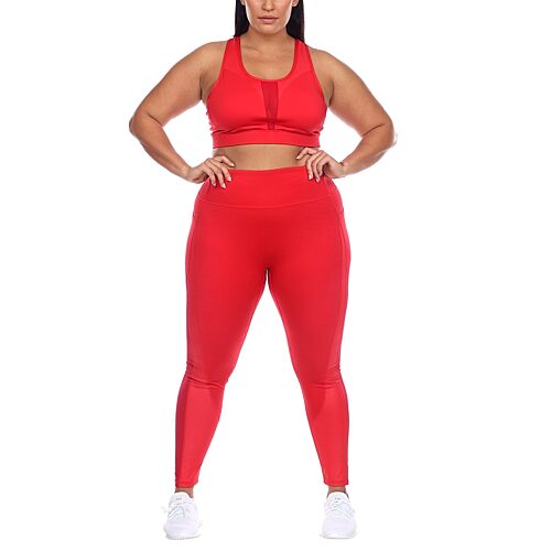 Click here for White Mark Plus Legging Set  3x  Red prices