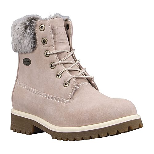 Click here for Lugz Womens Convoy Fur Block Heel Lace Up Boots  9... prices