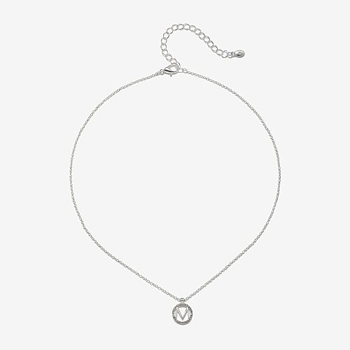 Click here for Bijoux Bar Delicates Initial Womens 16 Inch Pendan... prices