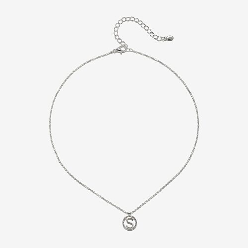 Click here for Bijoux Bar Delicates Initial Womens 16 Inch Pendan... prices
