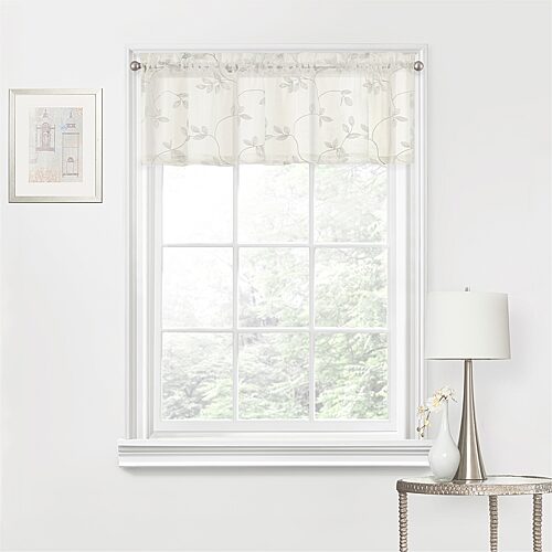 Click here for Regal Home Meadow Embroidered Rod Pocket Tailored... prices