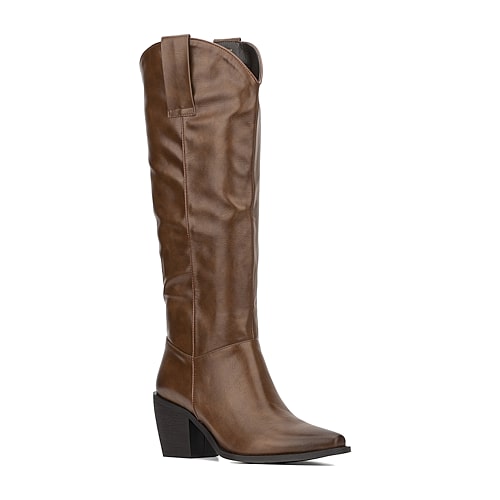 Click here for Torgeis Womens Arizona Block Heel Dress Boots  7 M... prices