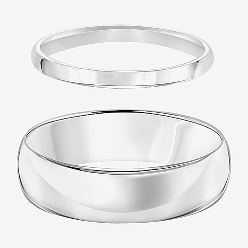 Click here for Unisex Adult 10K Gold Wedding Ring Set  7  White prices