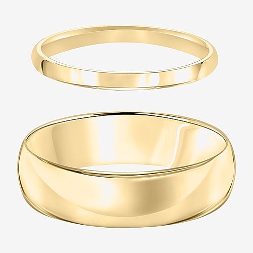Click here for Unisex Adult 10K Gold Wedding Ring Set  7  Yellow prices