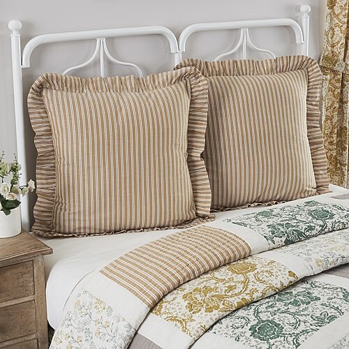 Click here for VHC Brands Dorset Bed Skirt  One Size  Yellow prices