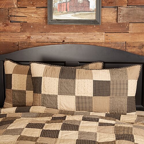 Click here for VHC Brands Kettle Grove Pillow Sham  One Size  Bla... prices