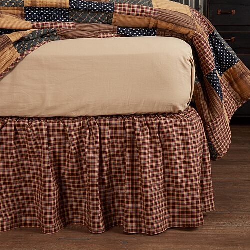 Click here for VHC Brands Patriotic Patch 16 Bed Skirt  One Size... prices