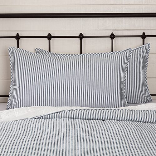 Click here for VHC Brands Sawyer Mill Stripe Pillow Sham  One Siz... prices