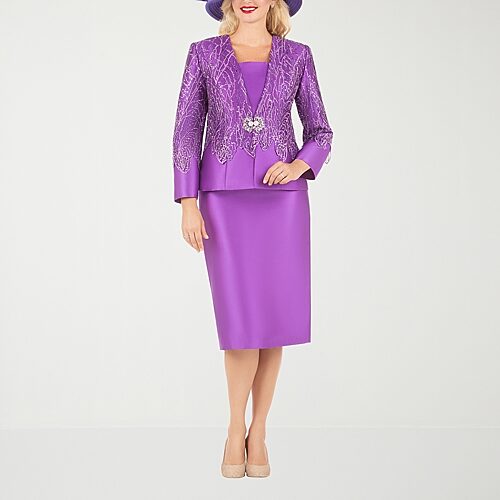 Click here for Giovanna Collection 3-pc. Skirt Suit-Plus  22w  Pu... prices
