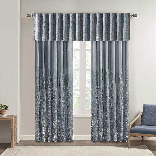 Click here for Madison Park Eliza Embroidery Faux Silk 50W X 18L... prices