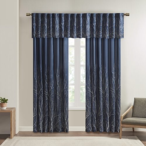 Click here for Madison Park Eliza Embroidery Faux Silk 50W X 18L... prices