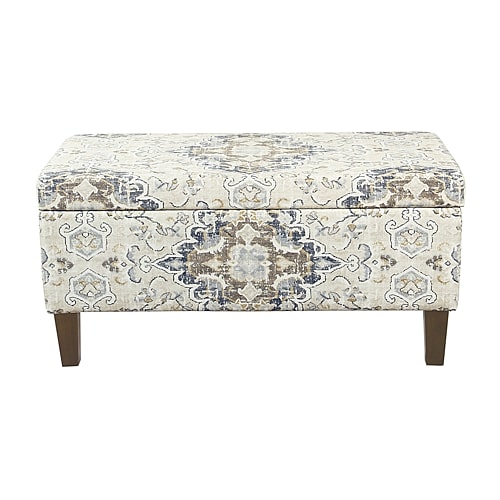 Click here for HOMEPOP Homepop Storage Bench  One Size  Black prices