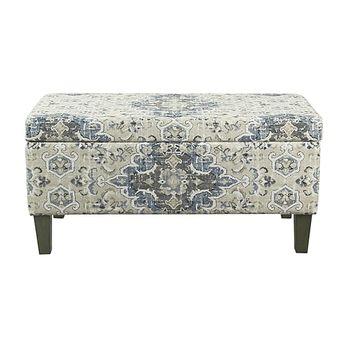 Click here for HOMEPOP Homepop Storage Bench  One Size  Blue prices