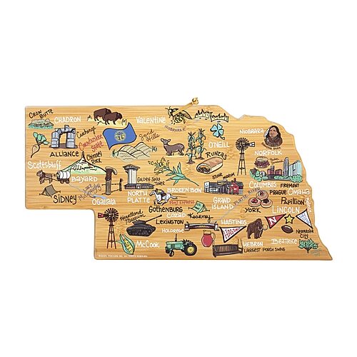 Click here for Totally Bamboo State Shaped Serving and Cutting Bo... prices