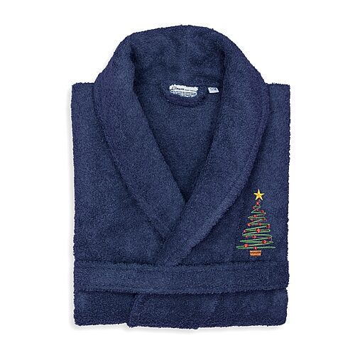 Click here for Linum Home Christmas Tree Design Embroidered Terry... prices