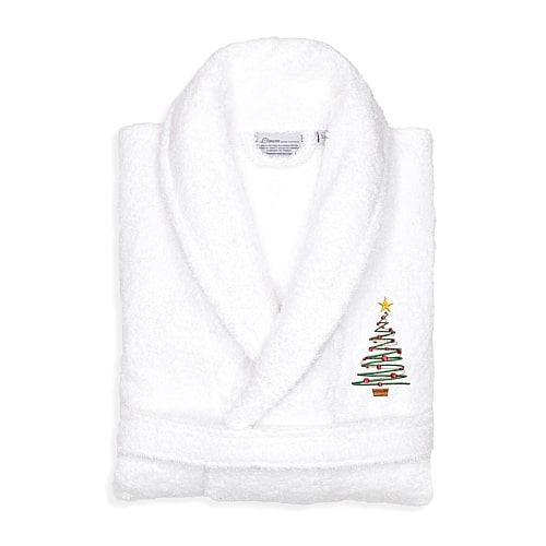 Click here for Linum Home Christmas Tree Design Embroidered Terry... prices