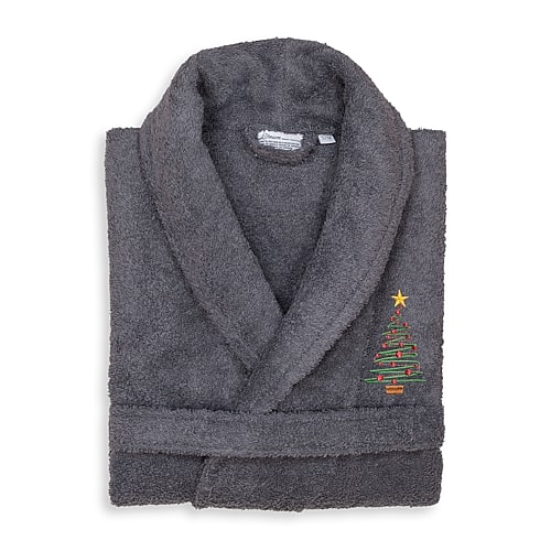 Click here for Linum Home Christmas Tree Design Embroidered Terry... prices