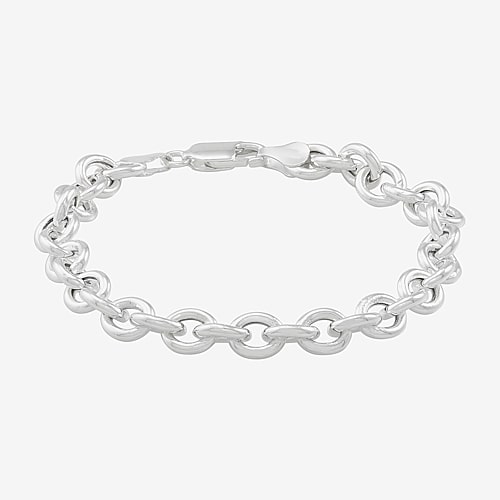 Click here for Made in Italy Womens Sterling Silver 7.5 Inch Holl... prices