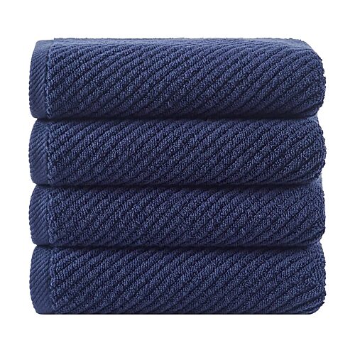 Click here for Madison Park Diagonal Ribbed Cotton 4-Pc. Hand Tow... prices