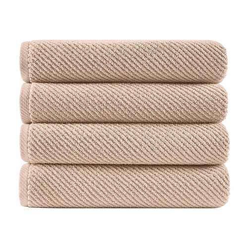 Click here for Madison Park Diagonal Ribbed Cotton 4-Pc. Bath Tow... prices