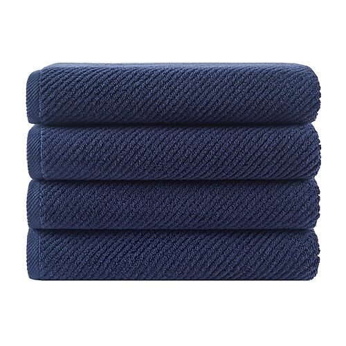 Click here for Madison Park Diagonal Ribbed Cotton 4-Pc. Bath Tow... prices