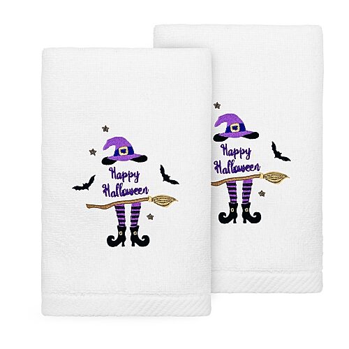 Click here for Linum Home Textiles Halloween 2-pc. Embellished Ha... prices