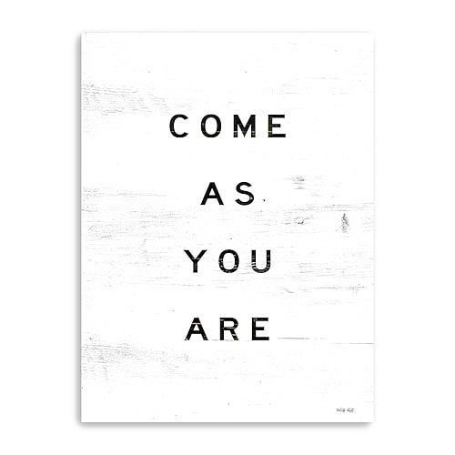 Click here for Lumaprints Come As You Are Giclee Canvas Art  One... prices