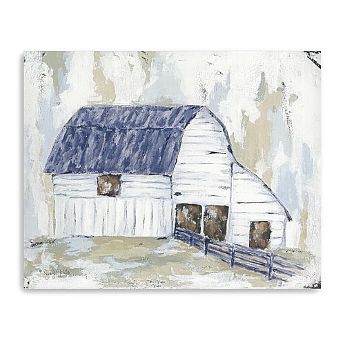 Click here for Lumaprints Spring Joy Farm (Blue) Giclee Canvas Ar... prices