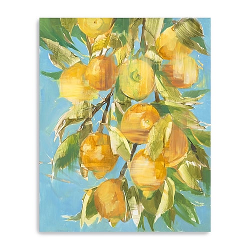 Click here for Lumaprints Lovely Lemon Giclee Canvas Art  One Siz... prices