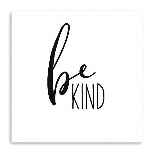 Click here for Lumaprints Be Kind Giclee Canvas Art  One Size  Bl... prices
