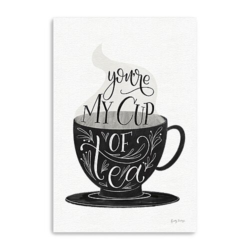 Click here for Lumaprints My Cup Of Tea Bw Giclee Canvas Art  One... prices