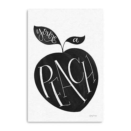 Click here for Lumaprints You Are A Peach Bw Giclee Canvas Art  O... prices