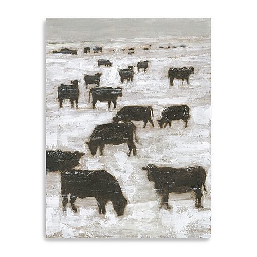 Click here for Lumaprints Winter Grazing I Giclee Canvas Art  One... prices
